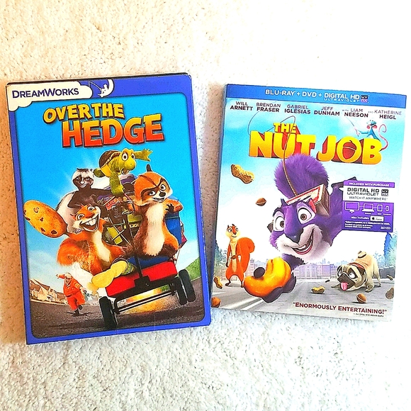 Other | 52 Over The Hedge Nut Job Dvds | Poshmark